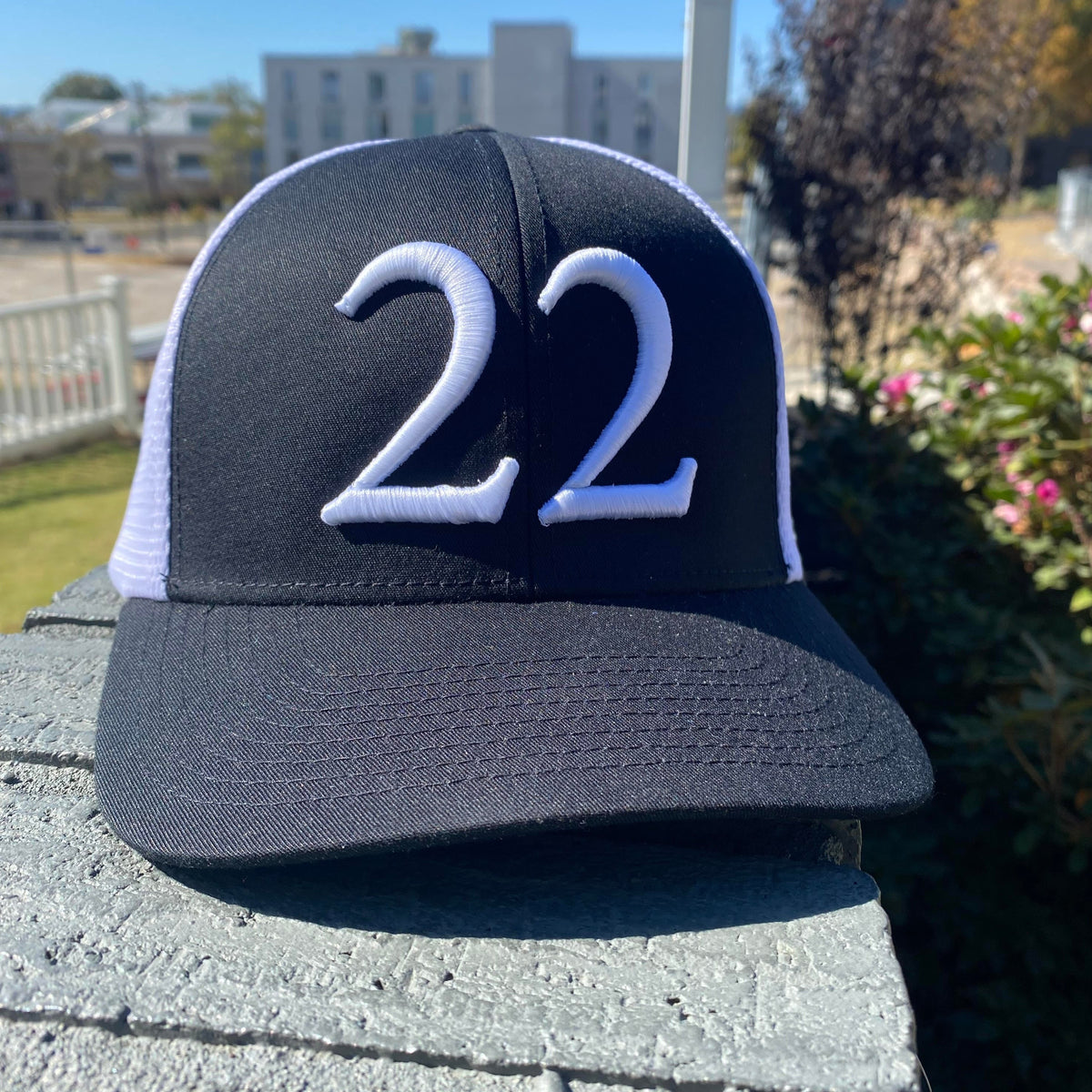 "Isaiah 22:22" Black/White Fitted – MORE LORD
